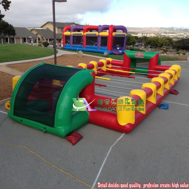 Inflatable Human Soccer Field Inflatable Football Pitch Playground With...